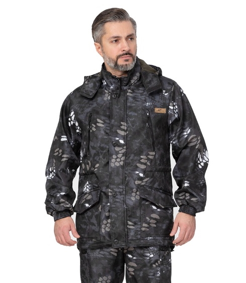 Куртка для охоты и рыбалки KATRAN Такин 0°C (полофлис, рептилия)